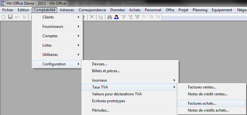 L’encodage des factures d’achats