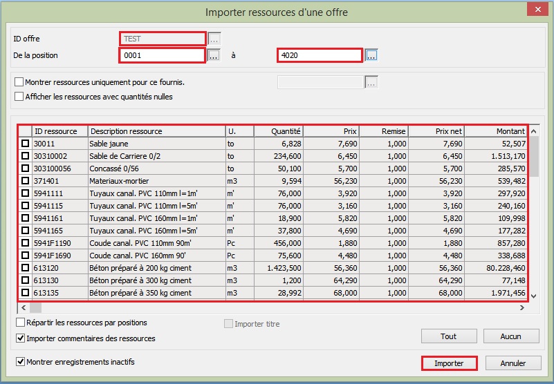 Faire une demande de prix